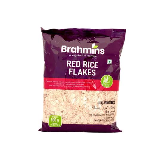 Brahmins Red Rice Flakes Poha 500g – OM SEVVEL INDIAN STORE
