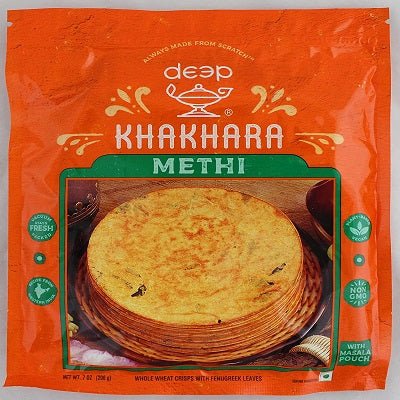 Deep Methi Khakhra 200g – OM SEVVEL INDIAN STORE