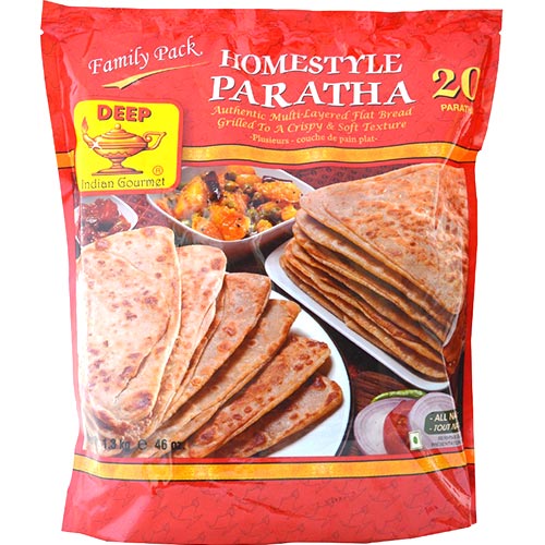 Deep Homestyle Paratha (20 pcs) – OM SEVVEL INDIAN STORE
